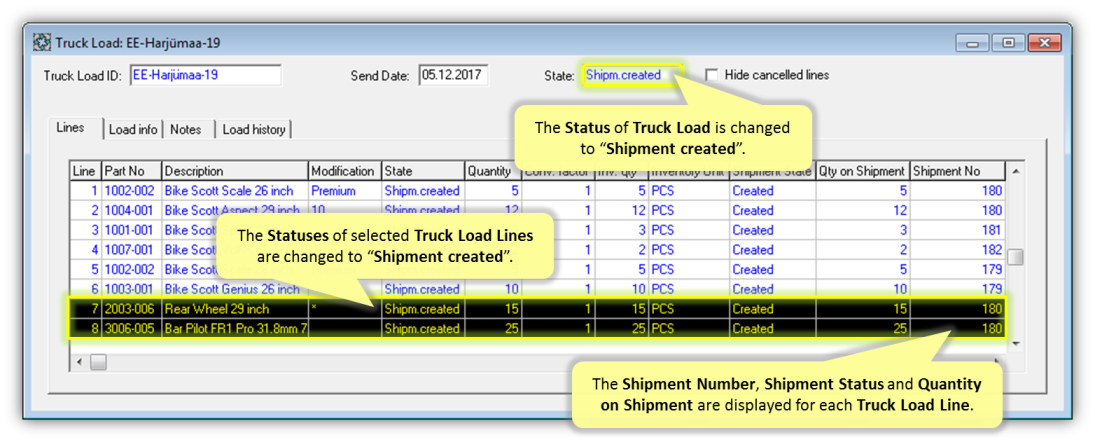ProdMaster | How to ADD Truck Load Lines to existing Shipment